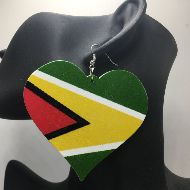 Guyana Flags Earrings – Caribbean Islands Gift Shop