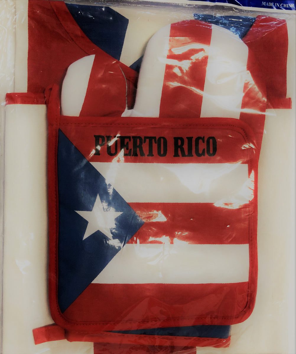 Puerto Rico Flag Kitchen Sets – Caribbean Islands Gift Shop